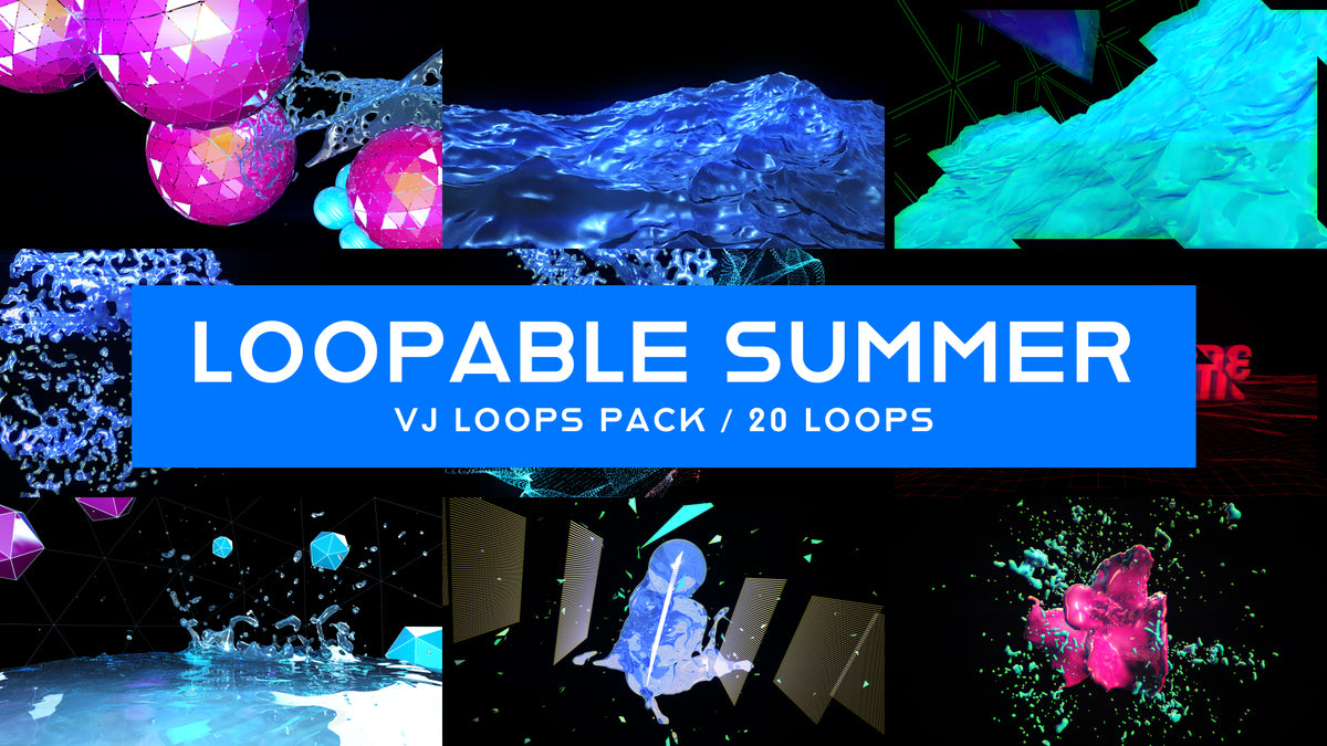 Water Video Loops - VJ Packs for Summer
