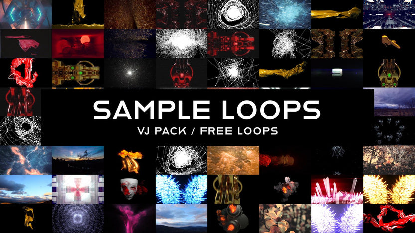 Free & Starter VJ Loops – Free Samples & €1.49 Packs – VJ Galaxy