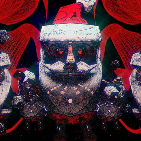 Glitch Christmas VJ Pack - VJ Loops for Christmas